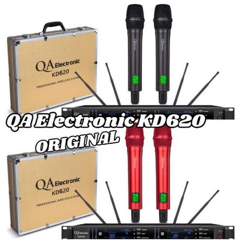 Jual Mic wireless QA electronic kd620 kd 620 by rdw handheld microphone ...