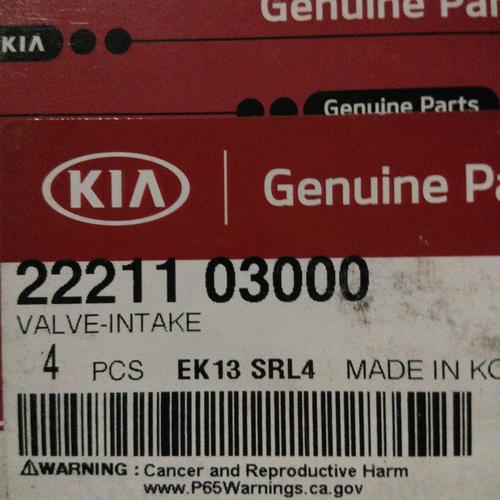 Jual VALVE INTAKE KIA ALL NEW PICANTO RIO SELTOS - Jakarta Selatan ...