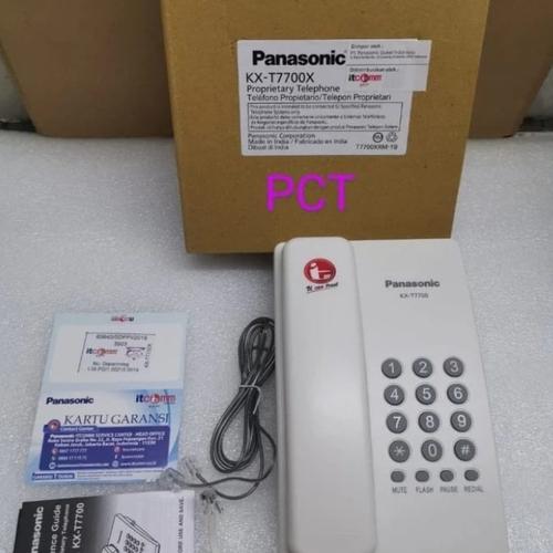 Jual PANASONIC KX-T7700 Analog - Telepon Singel - Telepon Kabel - Putih ...