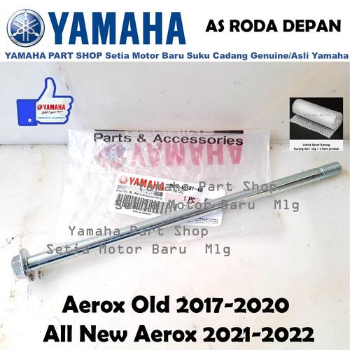 Jual As Roda Depan Wheel Axle All New Aerox 2021 Aerox Old 155 Ori ...