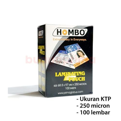 Jual Plastik Laminating KTP / Laminating KTP Hombo 250 - Micron ...
