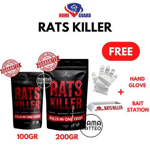 Jual Home Guard Rats Killer 200gr / HomeGuard Racun Tikus Mati Kering ...