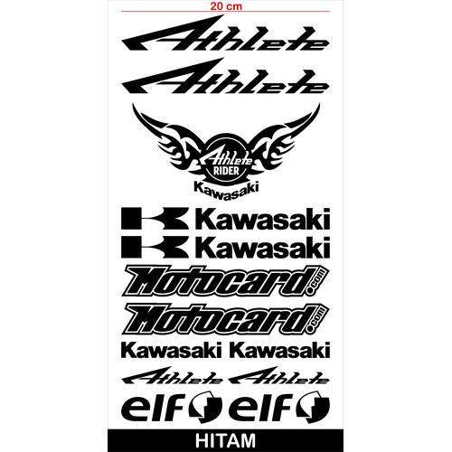 Promo Stiker Motor Keren Cutting Sticker Body Motor KAWASAKI ATHLETE ...