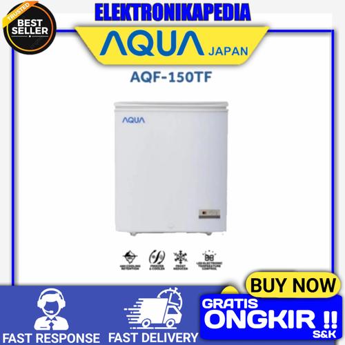 Jual CHEST FREEZER AQUA AQF-150TF AQF 150TF FREEZER BOX 146 LITER LOW ...
