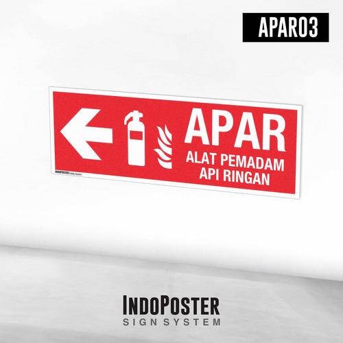 Jual Stiker Safety Sign K3 Petunjuk APAR Alat Pemadam Api Ringan Arah ...