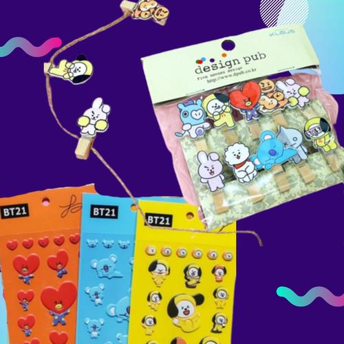 Jual Stiker BTS 21 3D/Sticker Lucu untuk Handphone,Buku dan Benda ...