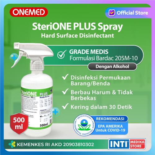 Promo ONEMED - Disinfektan SteriOne PLUS Spray 500ml | Desinfektan Cair ...