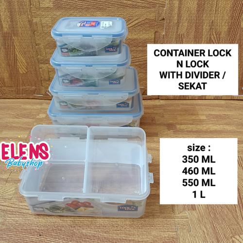Jual Lock n Lock food container with divider / sekat - 350ML - Kota ...
