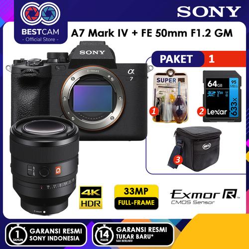 Jual Sony Alpha A7 IV A74 Mirrorless Camera - 35mm F1.4 GM, Paket 1 ...
