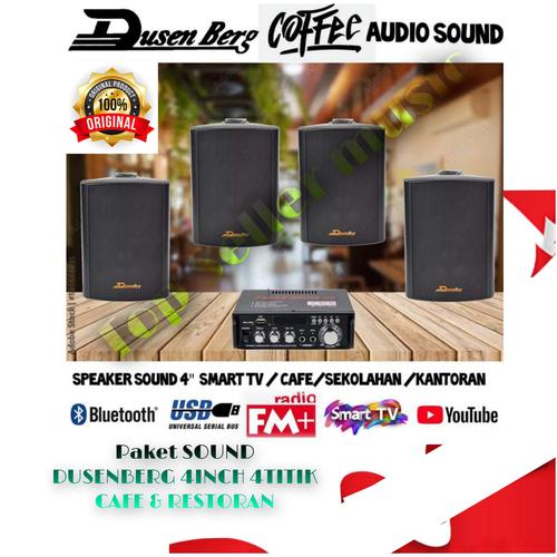 Jual PAKET SOUND SYSTEM CAFE, RESTO,KANTORAN DLL 4TITIK DUSENBERG ...