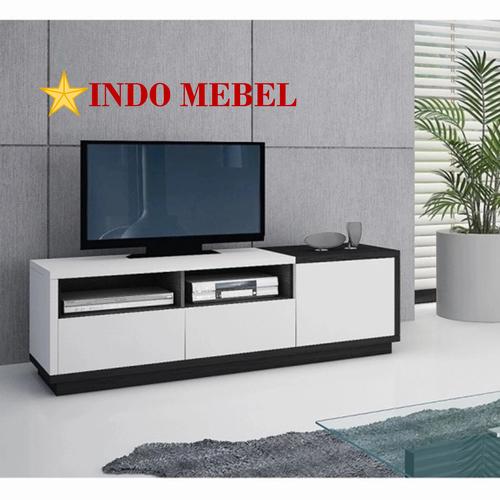 Jual Lemari Meja Rak TV Siantano Putih Minimalis Audio TC 004 - Kota Makassar - CV INDO MEBEL ...