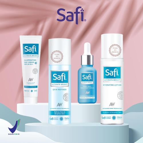 Jual SAFI Ultimate Bright Series - Serum | Lotion | Skin Refiner | Day ...