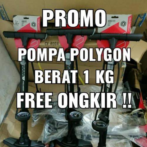 Jual pompa sepeda polygon dual head fits motor presta gunung balap 160 ...