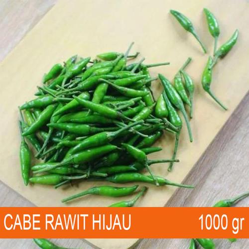 Jual Cabai Cabe Rawit Hijau Segar 1 kg - Sayur Lokal - 1 K I L O - Kota ...