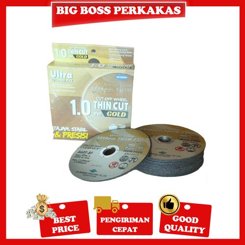 Jual Ultra Cutting Wheel Thin Cut A60T BF / Batu Potong Ultra 100x1 ...