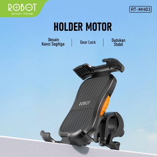 Jual ROBOT RT-MH03 PHONE HP HOLDER SEPEDA MOTOR MOTORCYCLE STANG ...