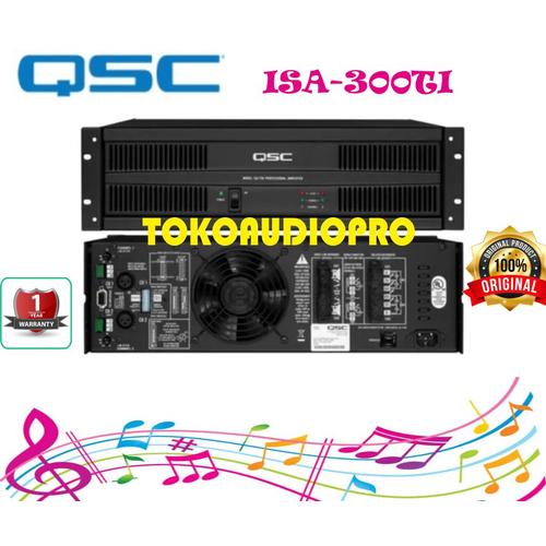 Jual QSC ISA300Ti 600W 2-channel 70V/100V Power Amplifier Original isa ...