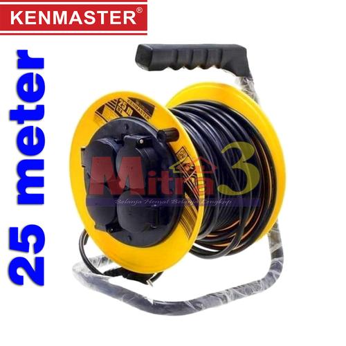 Jual Kabel Roll Kenmaster SNI 25m 4 lubang / Kabel Rol Gulung 25 meter ...