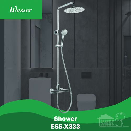 Jual WASSER WALL MOUNTED SHOWER COLUMN SYSTEM ESS-X333 BLACK - Jakarta ...
