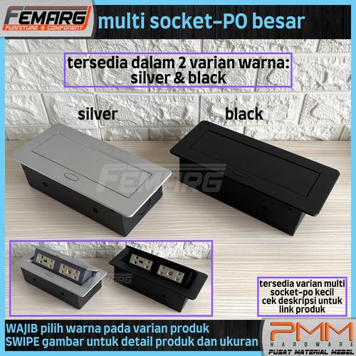 Jual multi socket-PO besar FEMARG | stop kontak colokan meja meeting ...