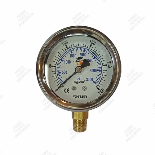 Jual PRESSURE GAUGE SKUN 3500 psi / 250 BAR( 2,5 inch) - Jakarta Barat ...