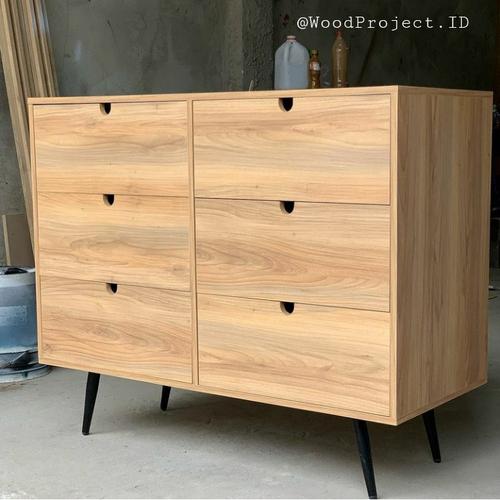 Jual cabinet drawer jati minimalis, bufet laci kayu jati minimalis credenza - Kab. Jepara ...