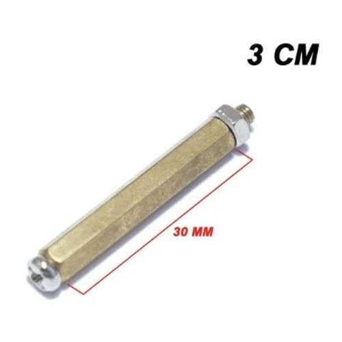 Jual Spacer 30mm PCB M3 30+6 Spaser 3cm Spiser 30 mm 3 cm Besi Kuningan ...