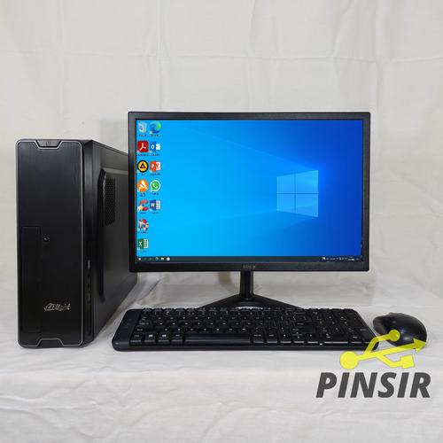 Jual Paket Mini PC Rakitan Intel Core i5 RAM 8GB SSD 120GB Monitor 19 ...