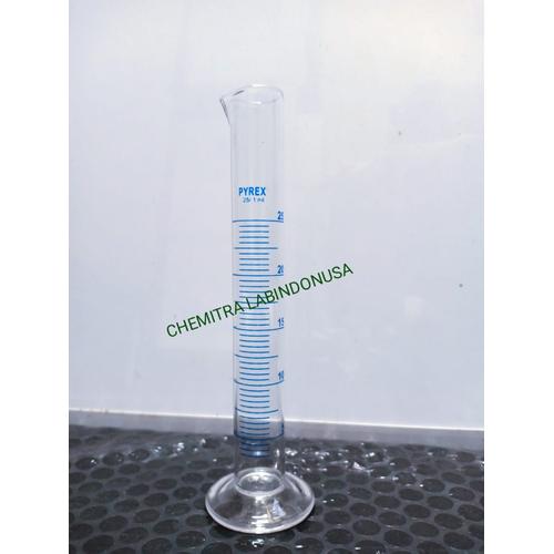 Jual PYREX Gelas ukur 25 ML measuring cylinder skala biru - Kab. Bekasi ...