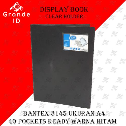Jual MAP CLEAR HOLDER DISPLAY BOOK BANTEX 3145 A4 ISI 40 POCKET ...