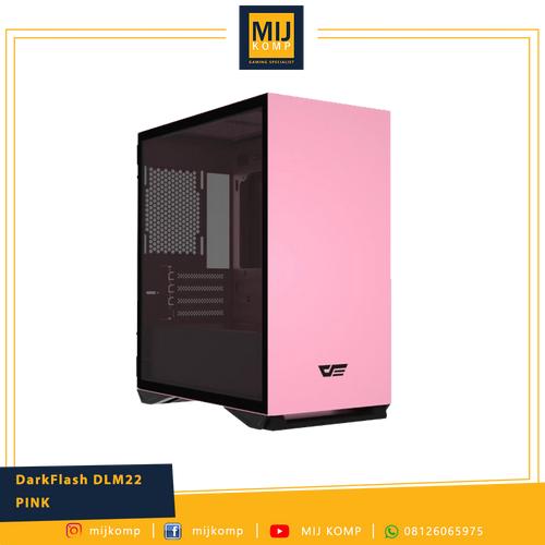 Jual CASE CASING PC DARKFLASH DLM22 PINK - NO FAN - Kota Medan - MIJ ...
