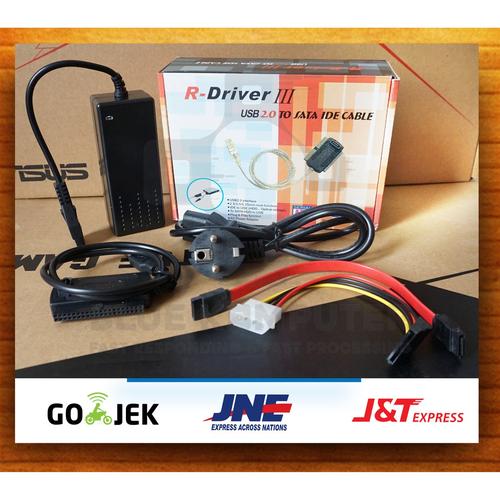 Jual USB to IDE SATA Cable With adaptor R Driver 3 - Jakarta Selatan ...