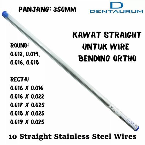 Jual Kawat Straight SS Ortho Stainless Steel Orthodontic Wire Bending ...