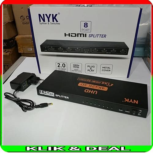 Jual hdmi splitter 8 port original NYK - Jakarta Pusat - KLIK & DEAL ...