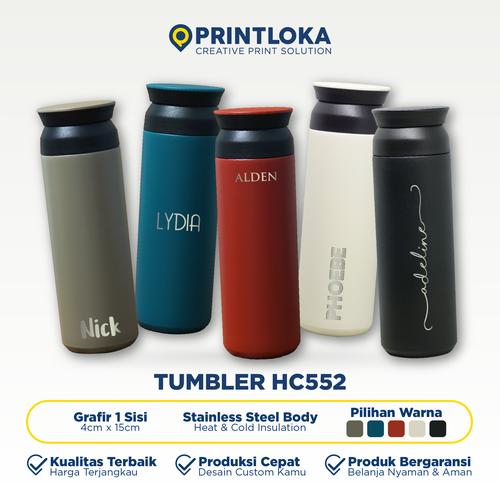 Jual Termos Custom Grafir Tumbler Botol Minum Souvenir 1sisi HC552 ...