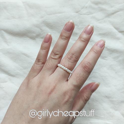 Jual Cincin Beads Manik Rings Classic Pearl GCS Jewellery Bead Mutiara ...