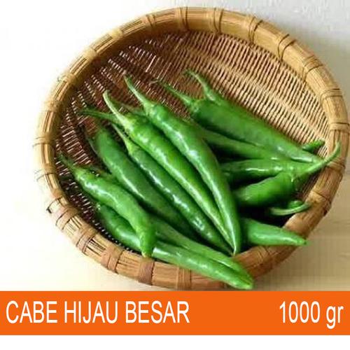 Jual Cabe Cabai Hijau Besar Segar 1 kg - Sayur Lokal - 500 G R - Kota ...