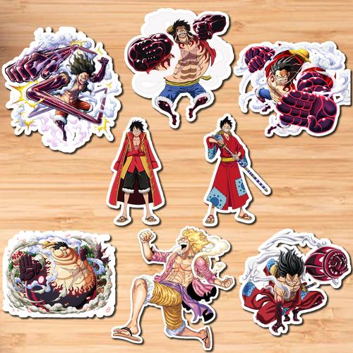 Jual Stiker Vinil Anime One Piece Luffy Gear Waterproof Laminasi Glossy ...