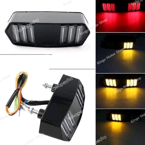 Jual Lampu Rem Stoplamp LED Sein Running Custom CB RX King XSR155 W175 ...
