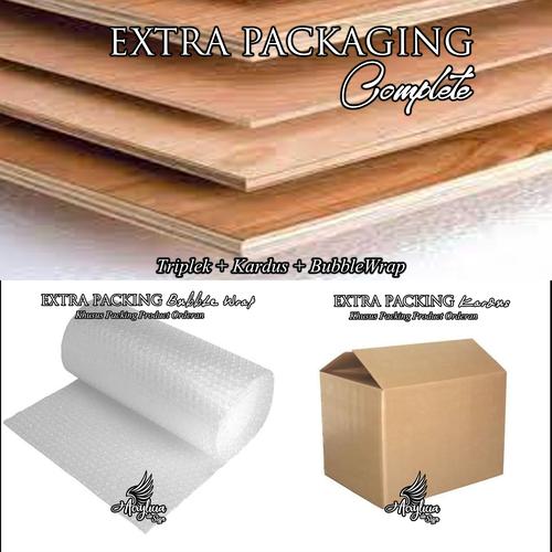 Jual EXTRA PACKING Complete ( Triplek + Kardus + Bubble Wrap ) - S ...