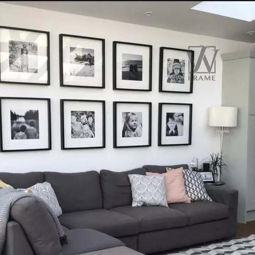 Jual Wall Collage Frame Photo Custom 50x50 cm - Putih, kolase - 4 Pcs ...