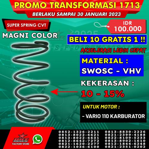 Jual PER CVT / CVT SPRING VARIO 110 KARBURATOR - 20% - Kab. Bogor - BRT ...