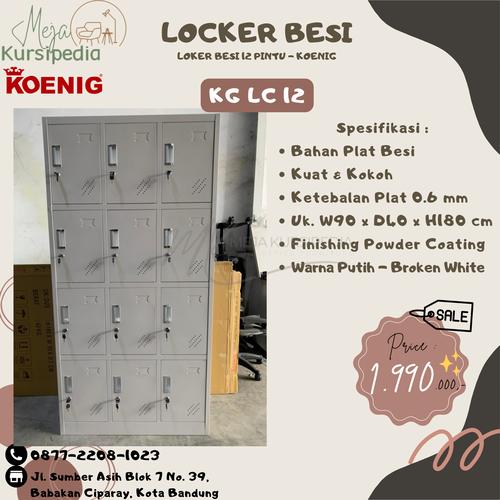 Jual Locker 12 Pintu Koenig KG LC12 / Loker Besi Murah / Rekomedasi ...