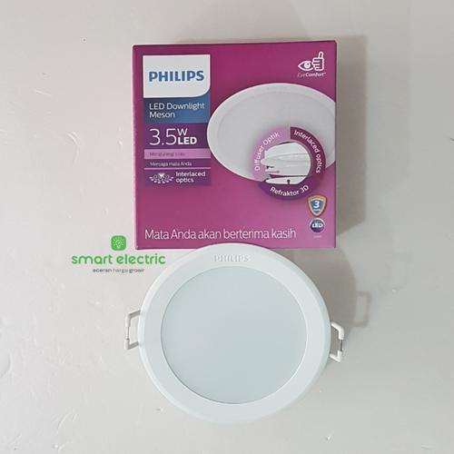 Jual Philips Meson 3.5 Watt Lampu LED Downlight Bulat Ceiling Tanam ...