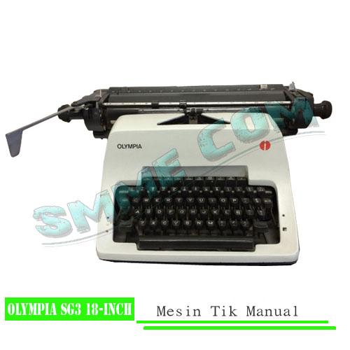 Jual Mesin Tik Olympia SG3 - Mesin Ketik Manual Olimpia SG-3 18 Inch ...
