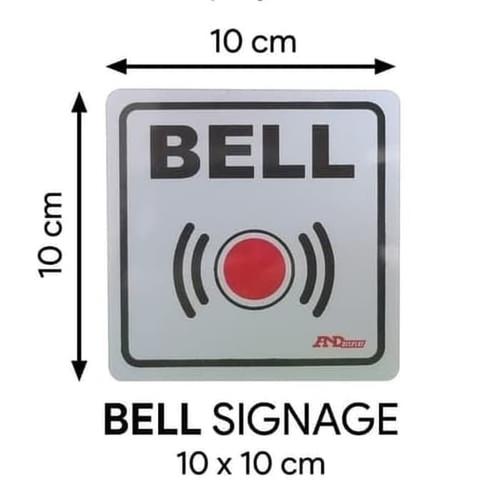 Jual SIGN LABEL BELL / sign label stiker bell - Jakarta Barat - Sentral ...