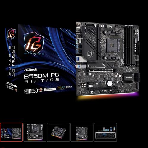 Promo Asrock B550M PG Riptide For AMD AM4 Socket Ryzen Cicil 0% 3x ...
