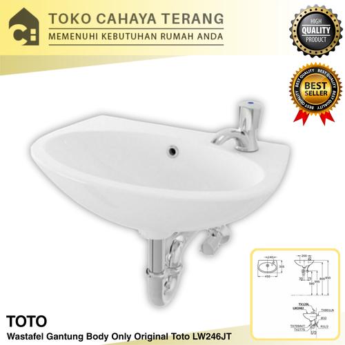 Jual Wastafel Gantung Bulat Toto LW246J ORIGINAL ( BODY ONLY ...