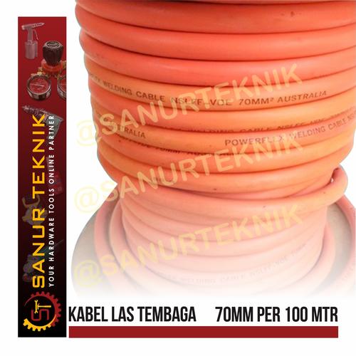 Jual POWERFLEX POWER FLEX Welding Cable / Kabel Las Tembaga 70mm 100 ...