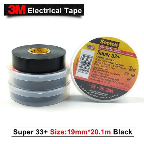 Jual 3M Scotch Super 33+ Electrical Vinyl Tape Isolasi Hitam ORI USA - Kota Surabaya ...
